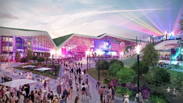 Royal mount mega-mall promises highway footbridge