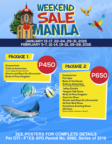 Manila Shopper: Manila Ocean Park Weekend SALE for Manileños: Jan-Feb 2016 Manila Shopper: Manila Ocean Park Weekend SALE for Manileños: Jan-Feb 2016