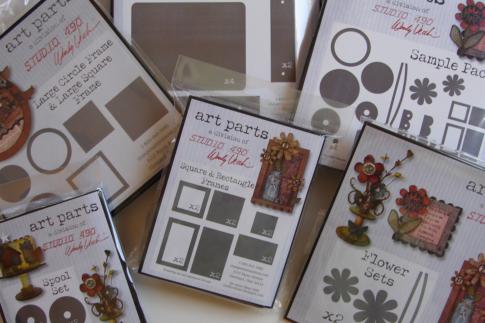 BlueMoon Scrapbooking: Studio490 Art Parts