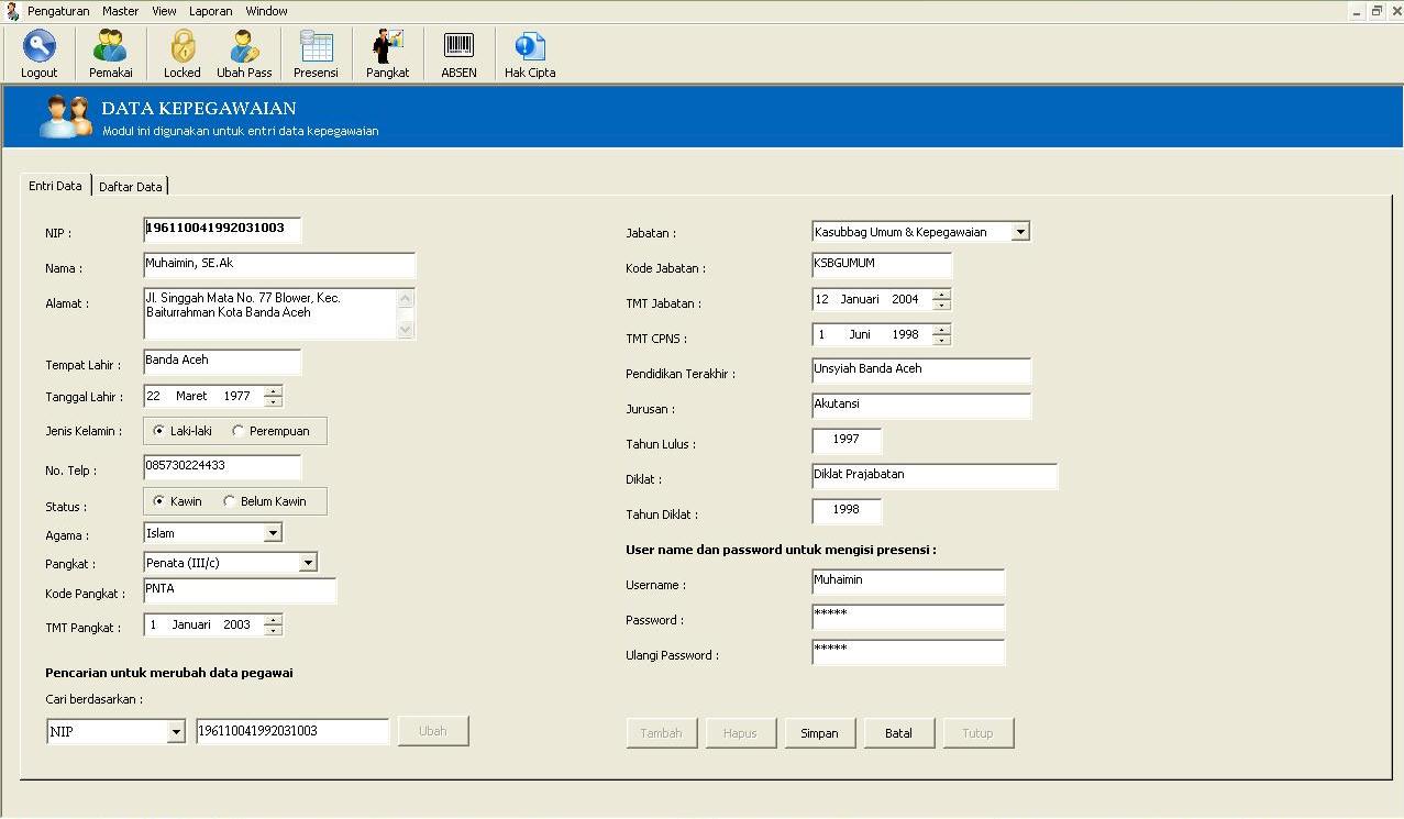 APLIKASI VISUAL BASIC COMPILE DAN SOURCE CODE: AVP Absensi V.1.3