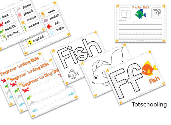 Under the Sea Preschool Pack | Totschooling - Toddler, Preschool ...