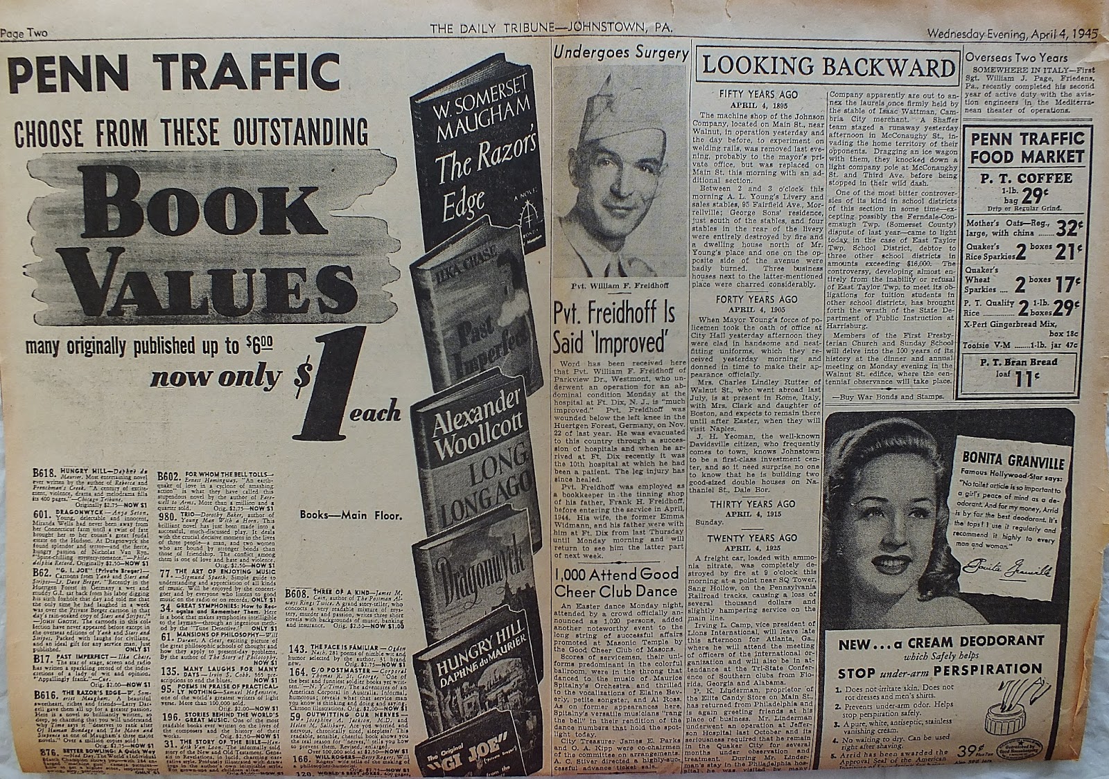 Vintage Johnstown: April 4, 1945: British Drive to Cut Off Germans In ...