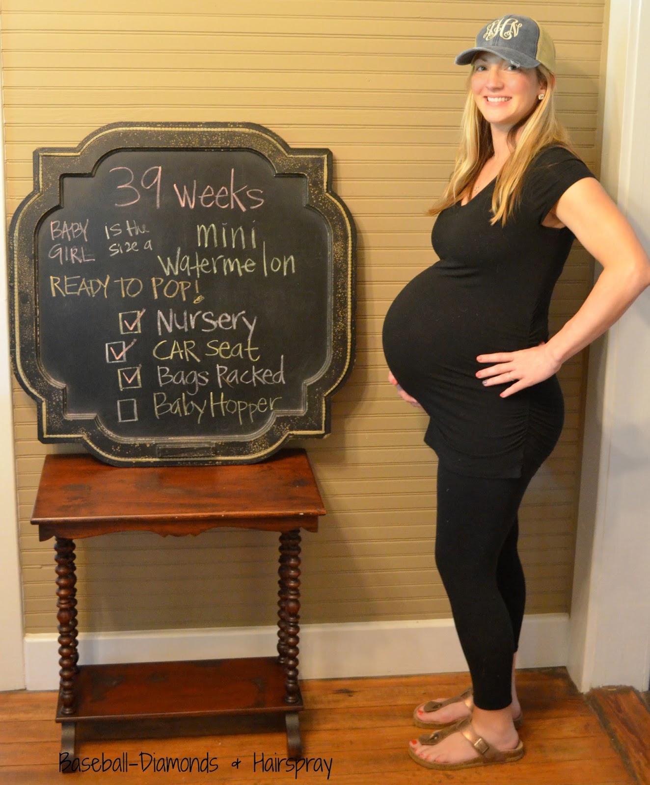Baseball-Diamonds & Hairspray: BUMPDATE // 39 Weeks
