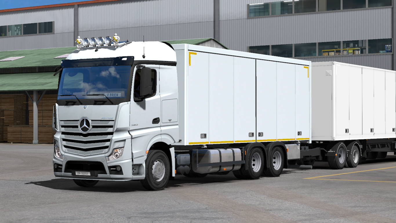 Mercedes Actros MP4 Rigid Chassis Mod v 1.0 - Euro Truck Simulator 2 ...