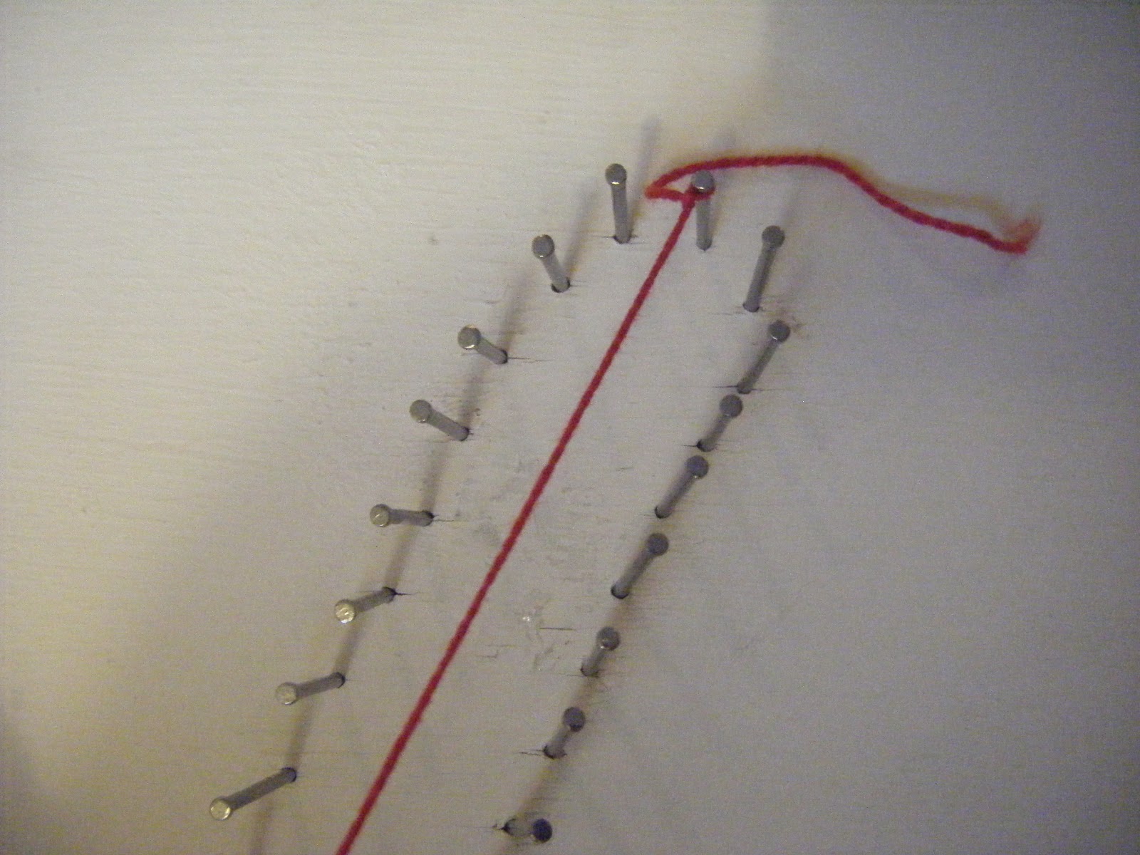 Lucky's Crafts: Love String Art Tutorial