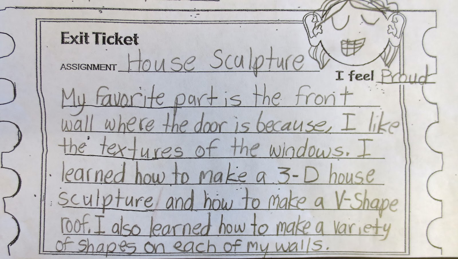 Zilker Elementary Art Class: Writing in Art Class