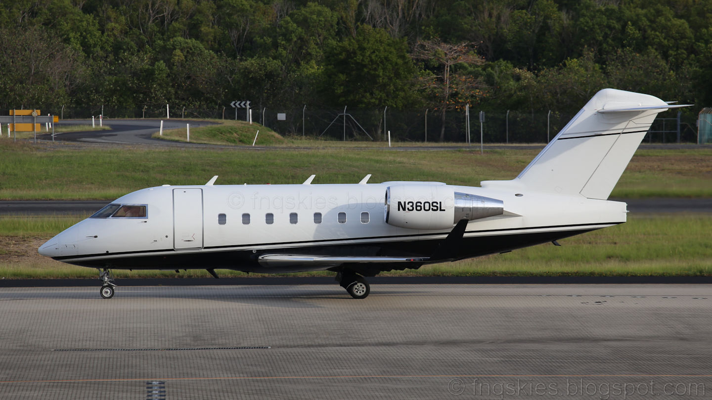 Far North Queensland Skies: Challenger CL-600 N360SL