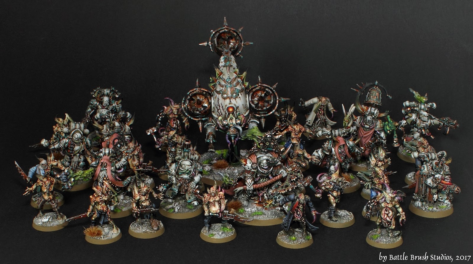 Battle Brush Studios: Showcase: Dark Imperium Nurgle Force