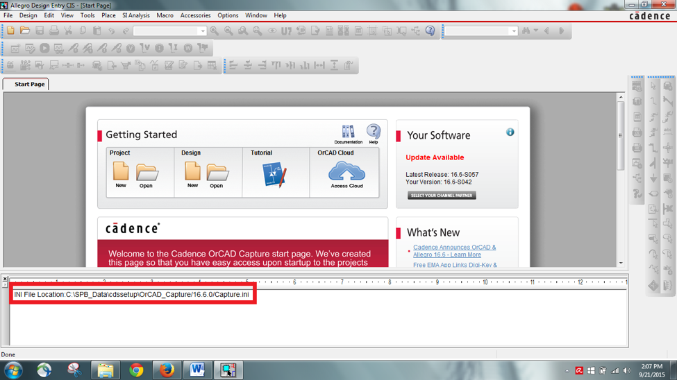 Changing the Library Search Path in Cadence Design Entry CIS | Embedded Systems Design Resources