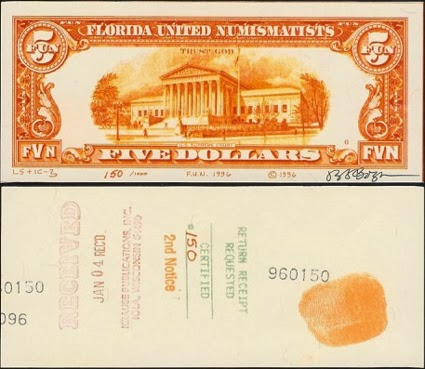 Bidding Corner - Start Ups: J.S.G. Boggs - Famous for paper money Art