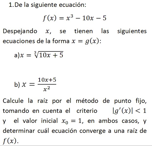 IUPSM APEREZ ANALISIS NUMERICO Evaluaci n De Iteraci n Simple De