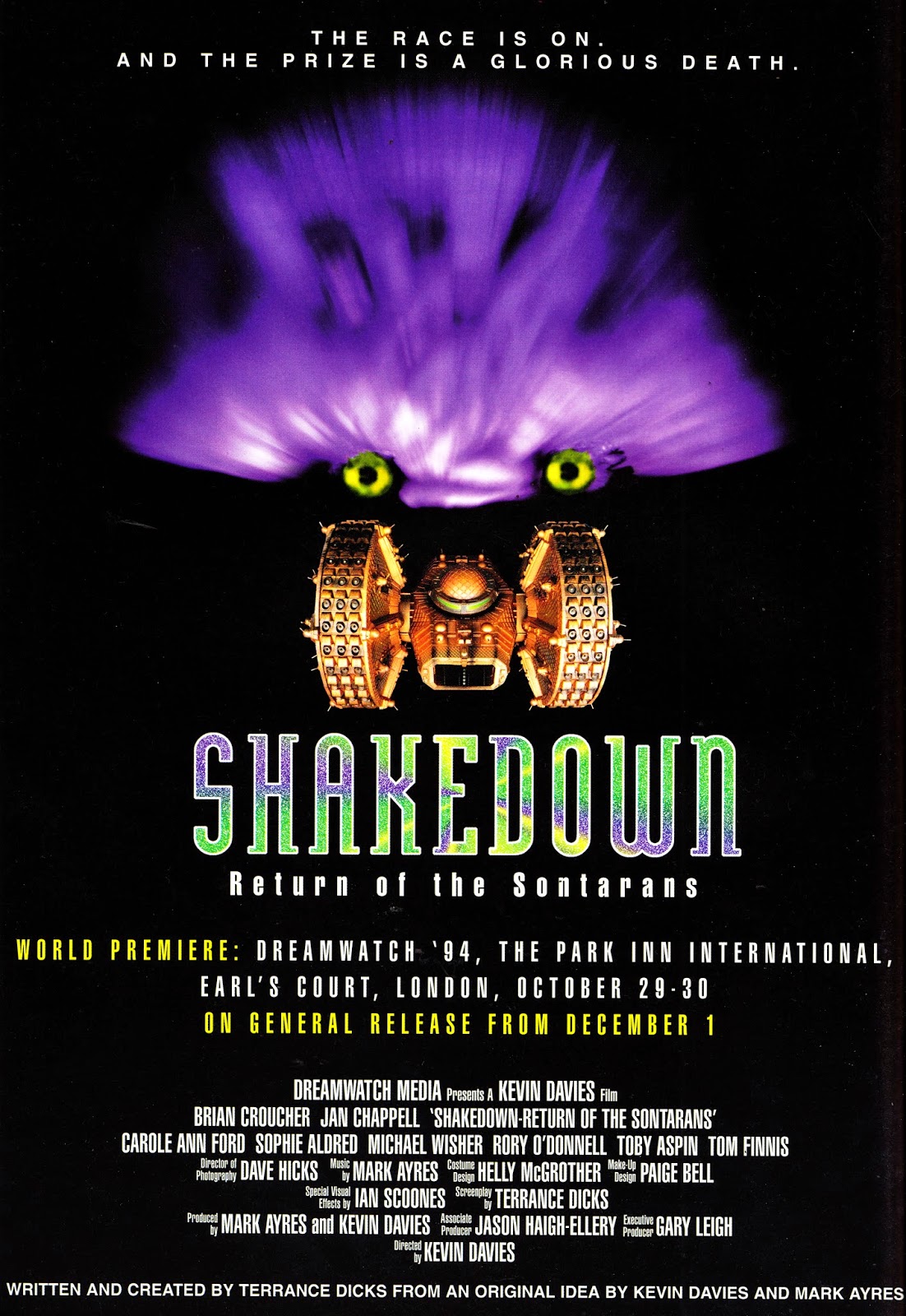 STARLOGGED - GEEK MEDIA AGAIN: 1994: SHAKEDOWN Advert (Doctor Who ...