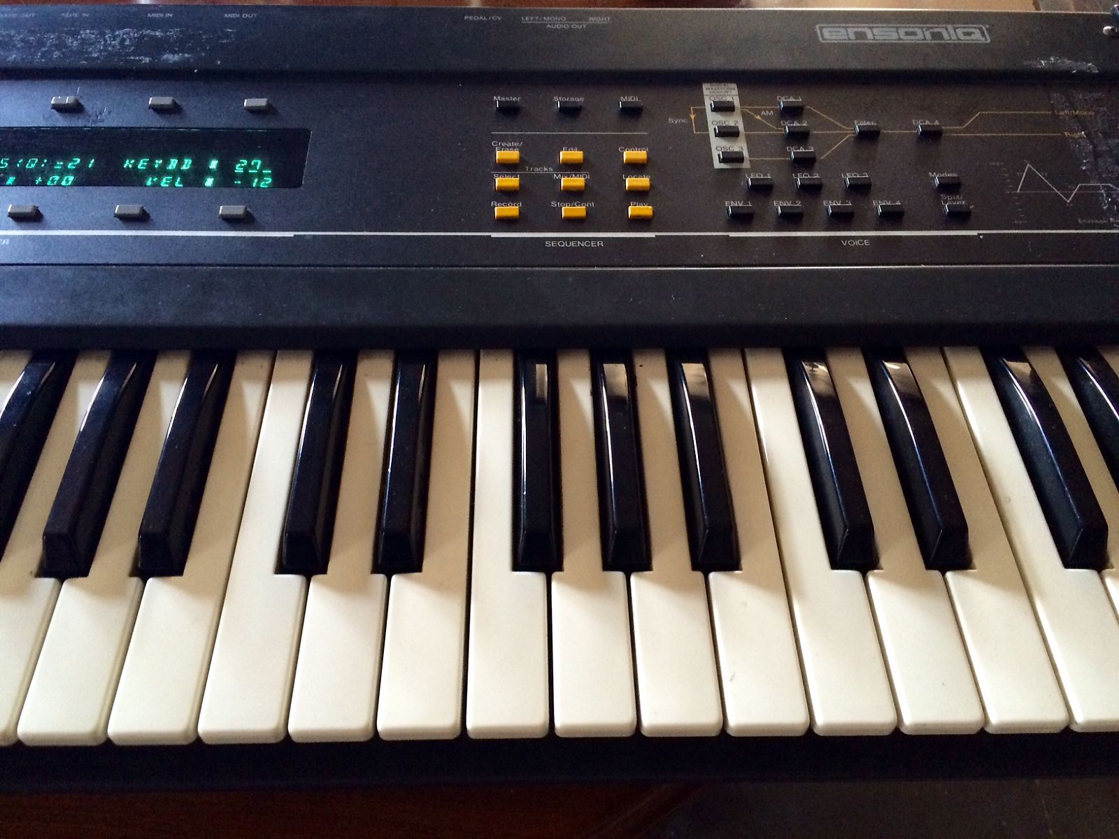 MATRIXSYNTH: Ensoniq ESQ-1 w/ Voice & Sequencer Expanders