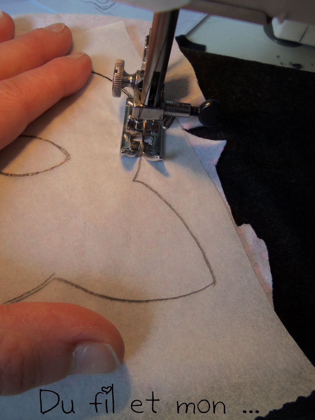 Du fil et mon...: DIY Tuto Appliqué inversé