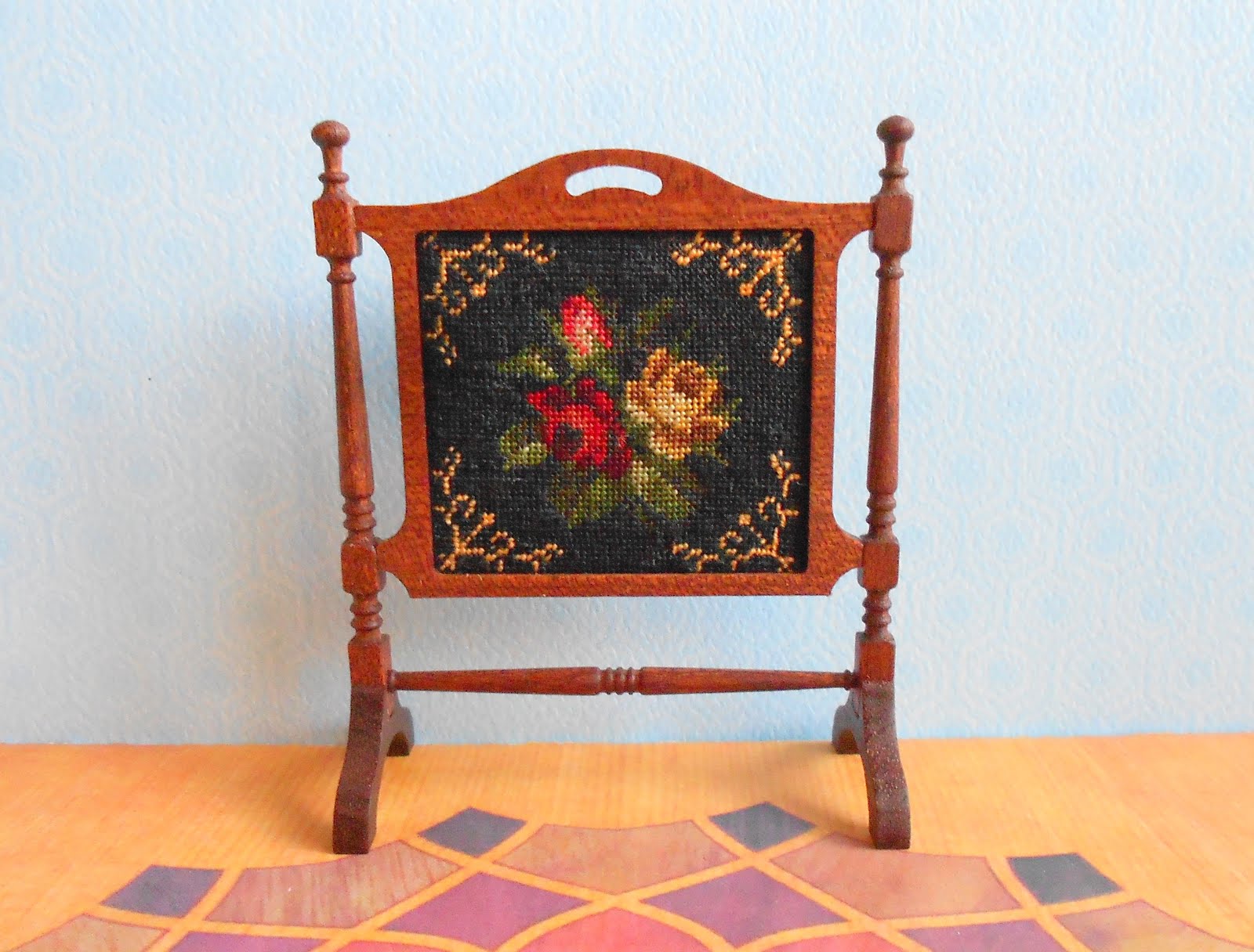 Natalia's Fine Needlework: Dollhouse Miniature Petite Point Victorian ...