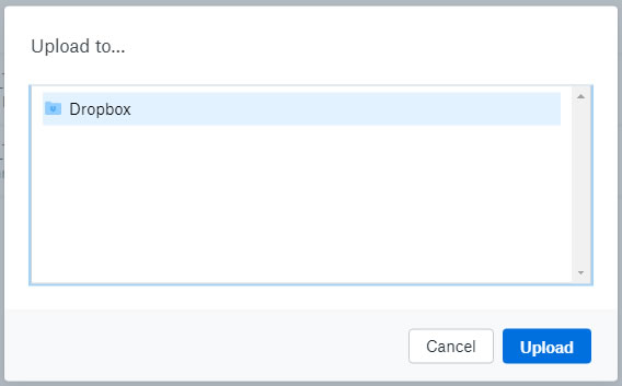 SOLVED: Upload error, unable to upload file: lost connection Dropbox