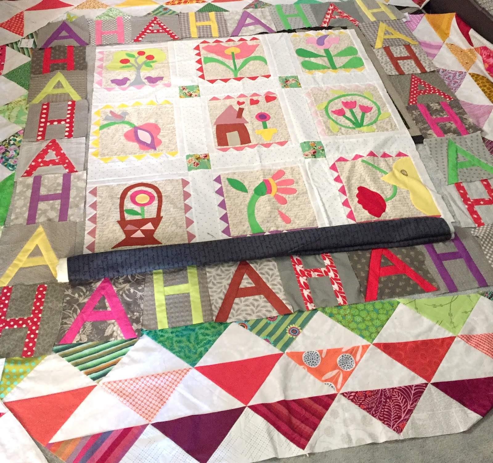 Quilty Folk: How The HaHa Quilt Came to Be