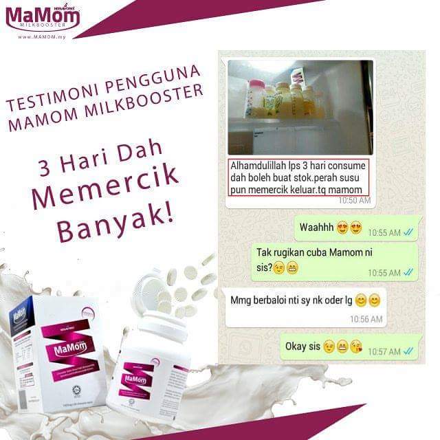 Mamom Milk Booster Tablet Penambah Susu Badan Terbaik