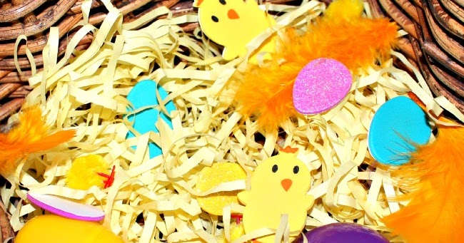 Hatching Chick Spring Sensory Bin - Messy Little Monster