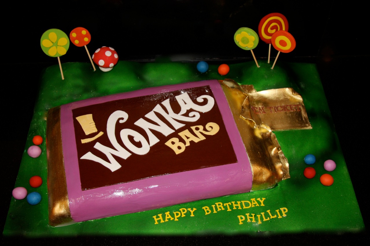 The Cupcake Fairy: Phillip's 21st Wonka Bar!