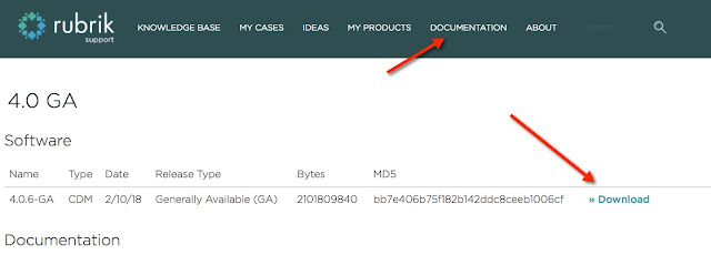 Rubrik : How to upgrade a brik