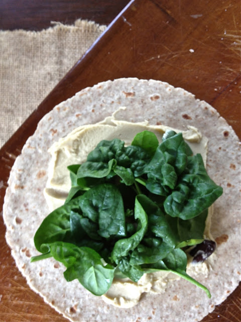 Deep Roots: Roasted Root Vegetable and Hummus Wrap