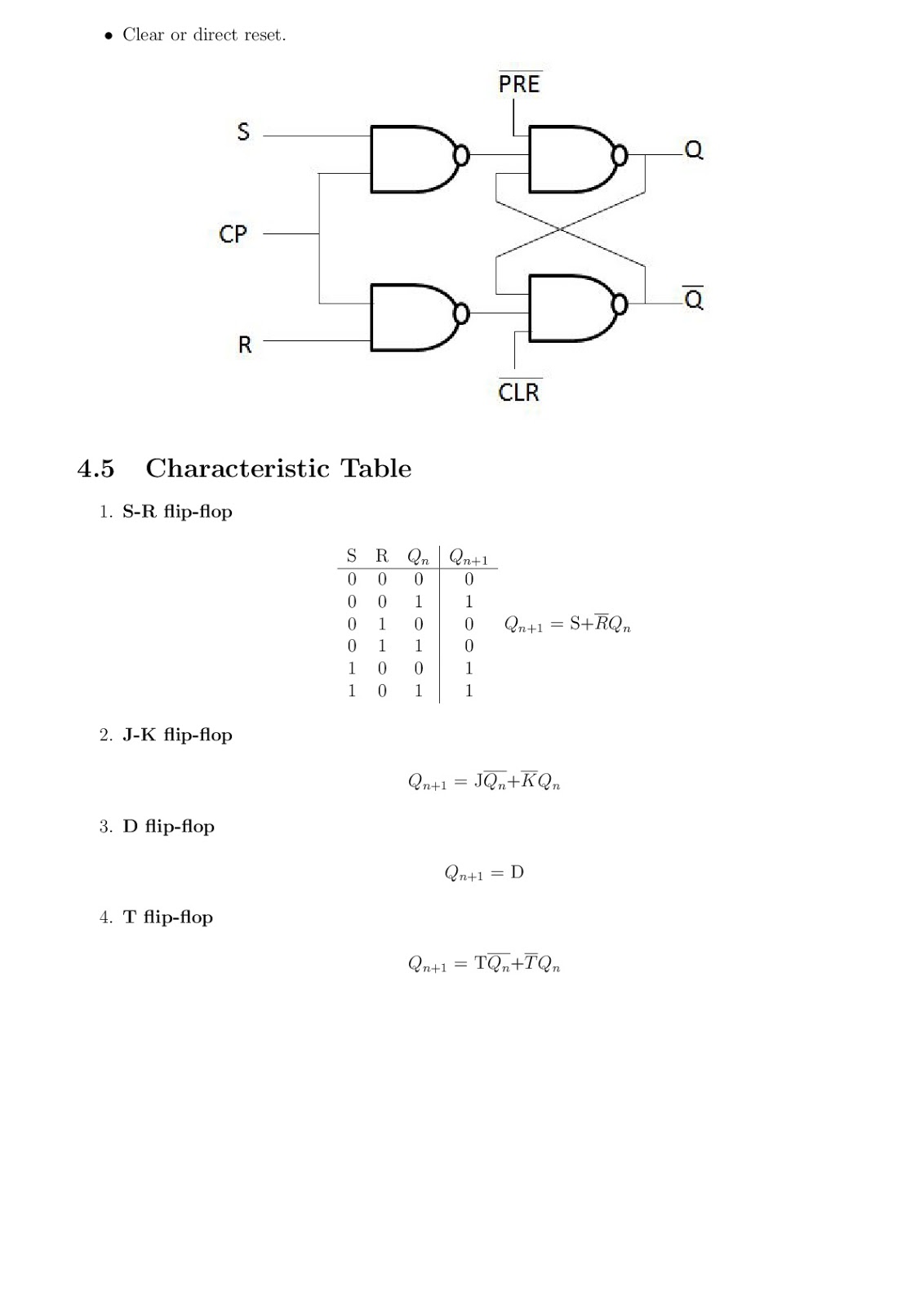 Digital Electronics Synchronous Sequential Logic