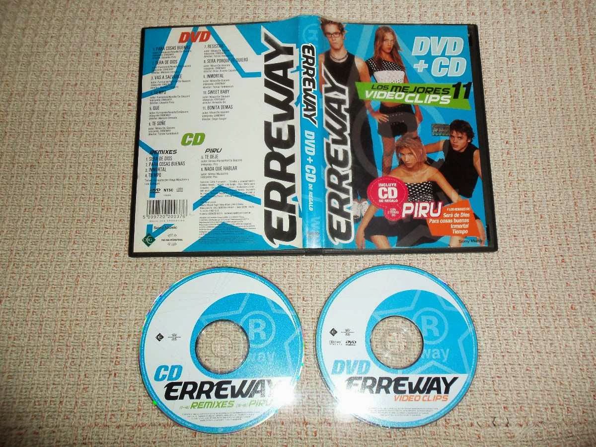 Productos Erreway: DVD + CD Erreway: Los mejores 11 videoclips