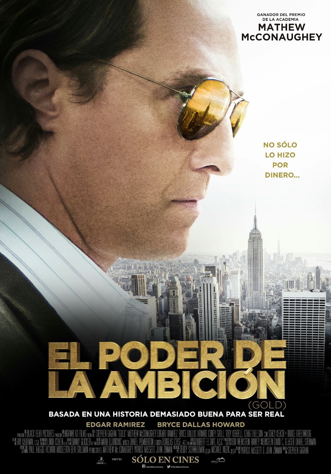 Rayo Verde: EL PODER DE LA AMBICIÓN. (Gold). Una película de Stephen ...