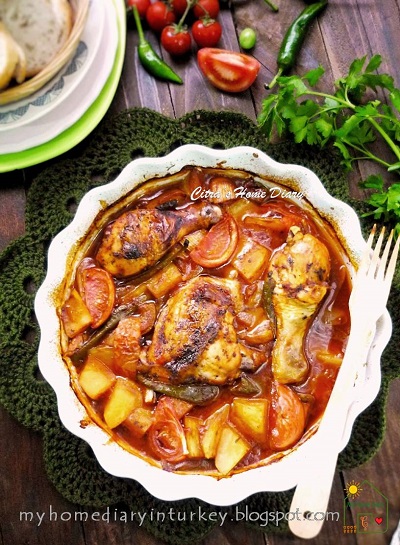 Citra's Home Diary: Tavuk Köy Kebabı / Turkish style oven roasted ...