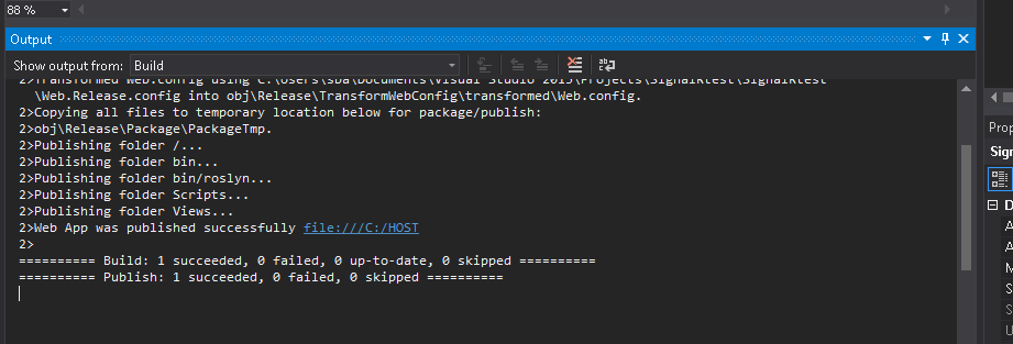 How To Publish Web API - Visual Studio