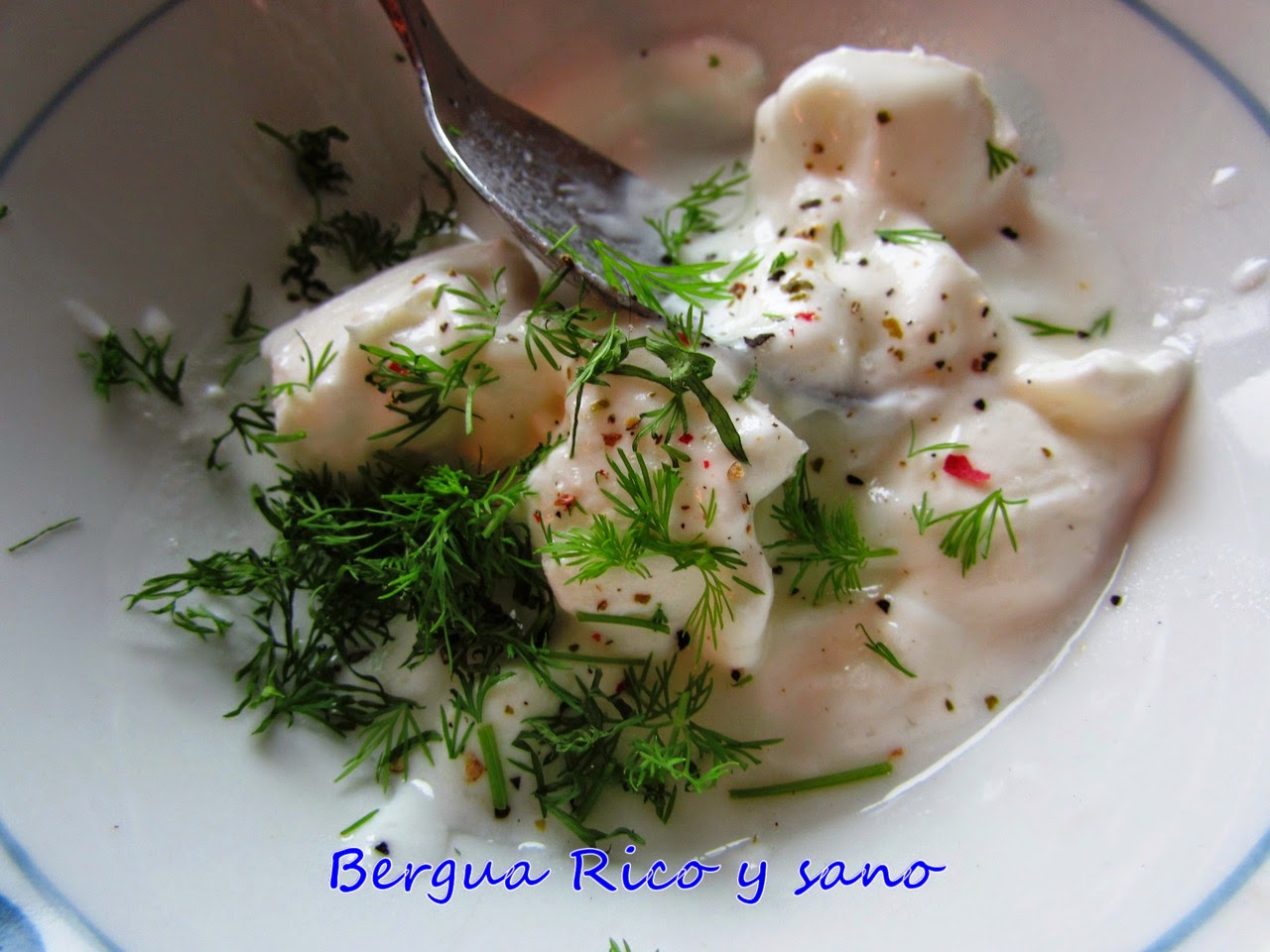 Bergua Rico y sano: Mizeria: ensalada polaca de pepino y eneldo