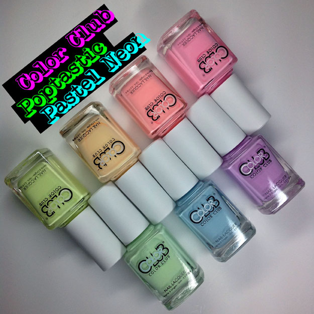 twi-star | Nail Art Blog: Color Club Poptastic Pastel Neon Collection ...