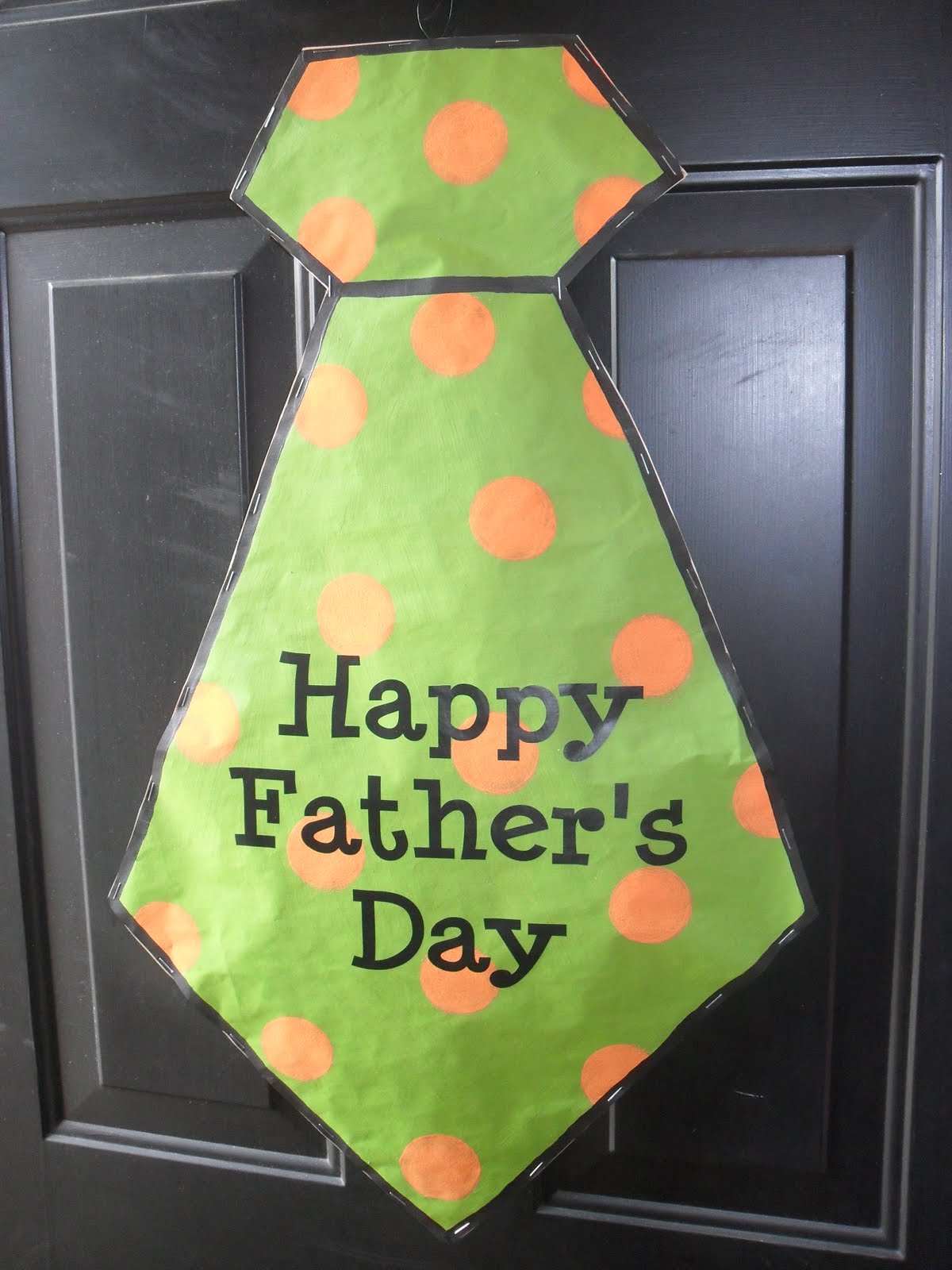 Cleverly Creative Girl: Last Minute Father's Day Door Decor