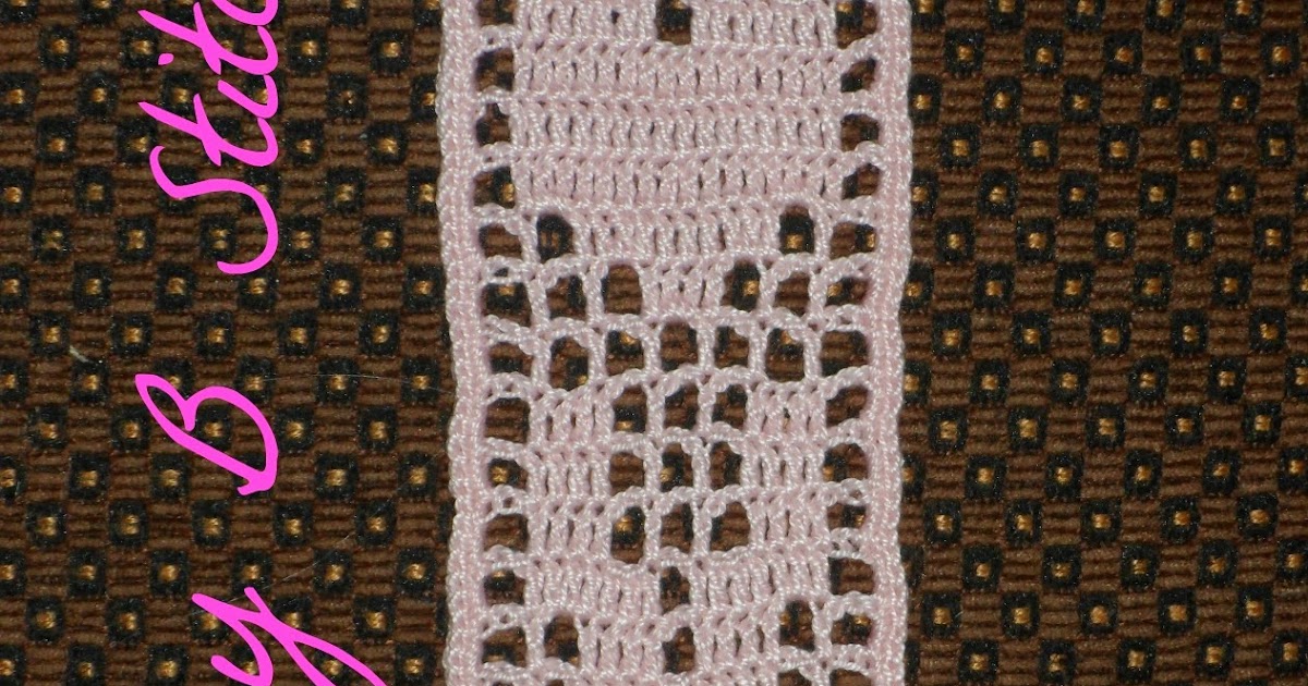 Heart of Love Filet Crochet Bookmark Pattern and my New Crochet Stitch ...