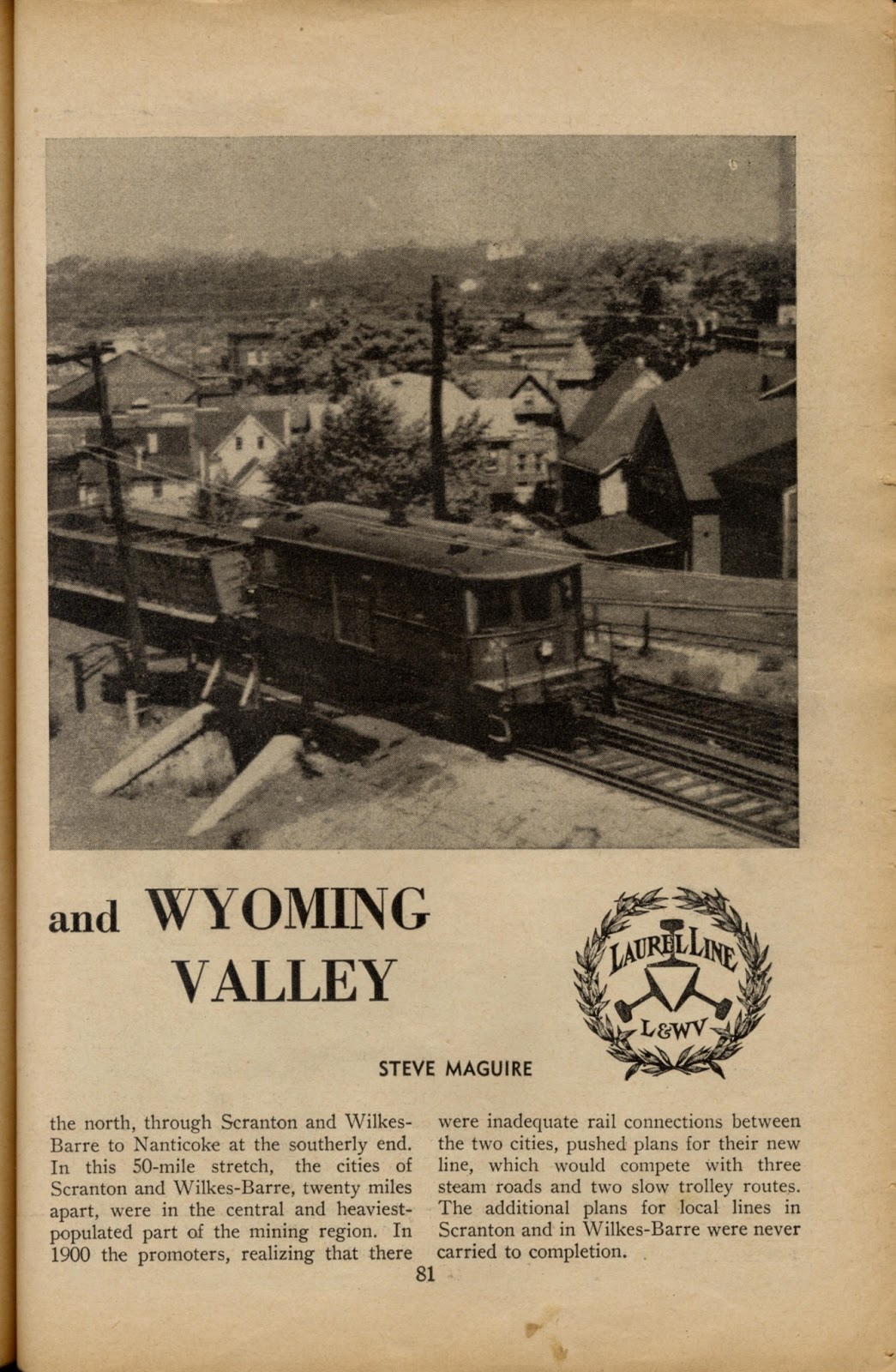 Frank's Place: Laurel Line 1951