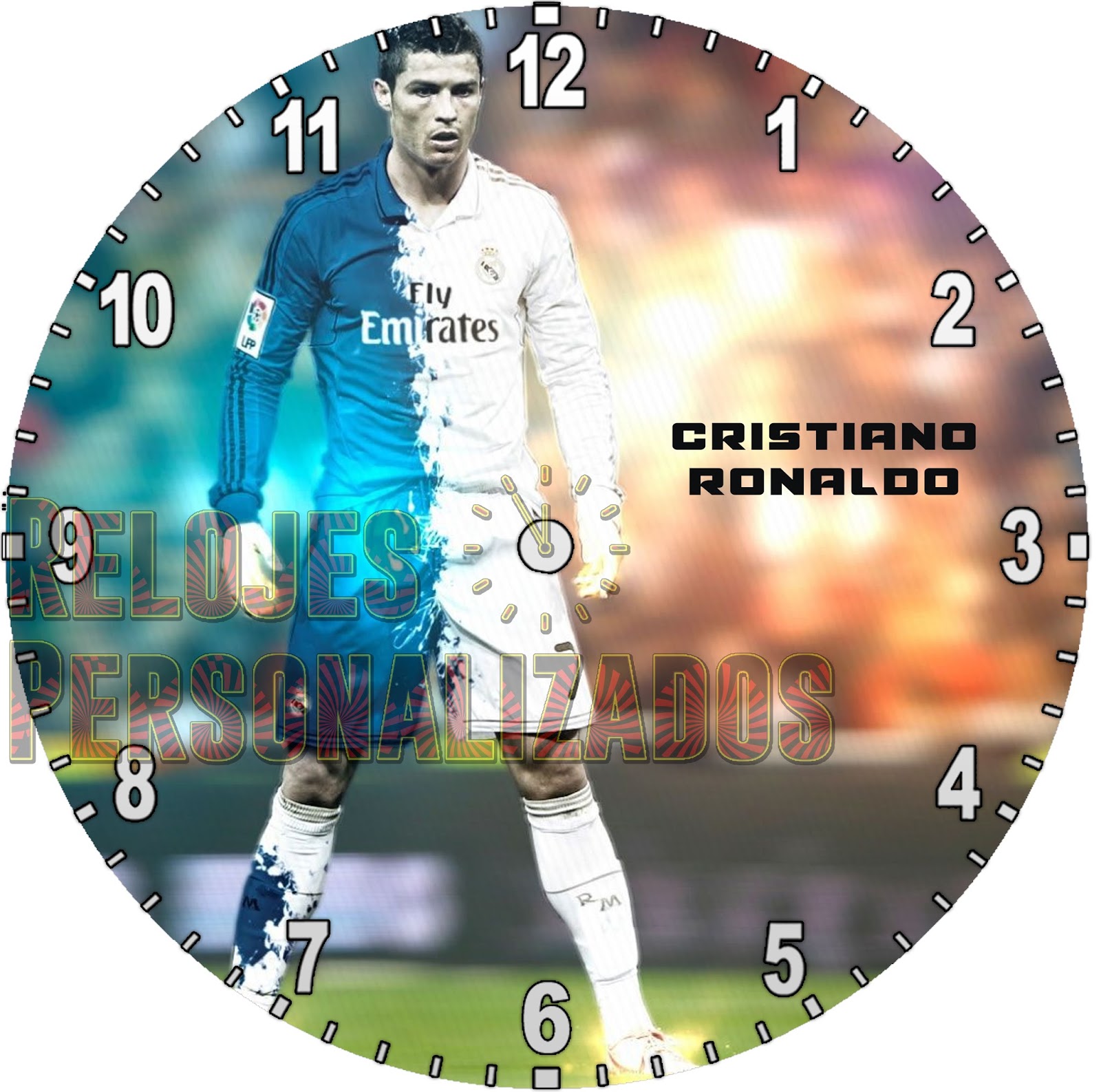 Relojes Murales Personalizados: Diseños de Cristiano Ronaldo