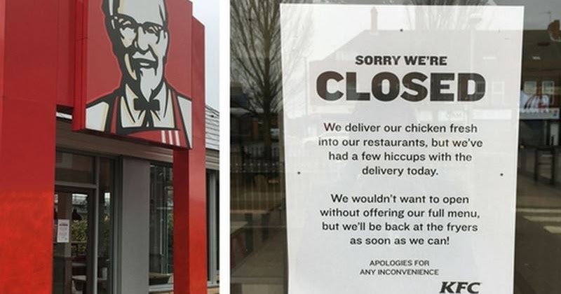 KFC Outlets In UK closed Over Shortage Of Chicken - EMPIRE MEDIA NG || Keep It Locked 🔐