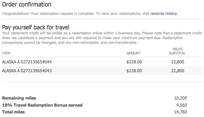 Relentless Financial Improvement: Redeeming Barclaycard Arrival miles