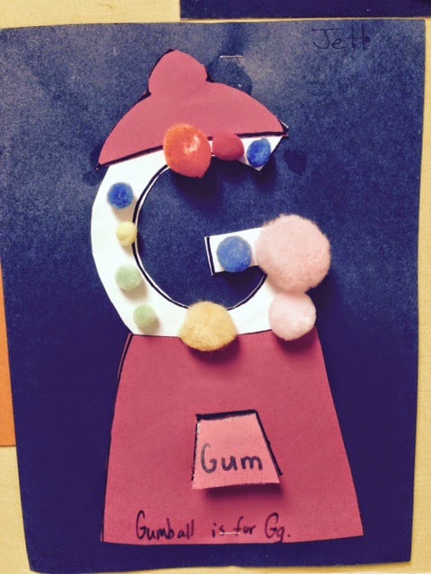 Kindergarten and Mooneyisms: Another Letter G Activity! G is for Gumballs!