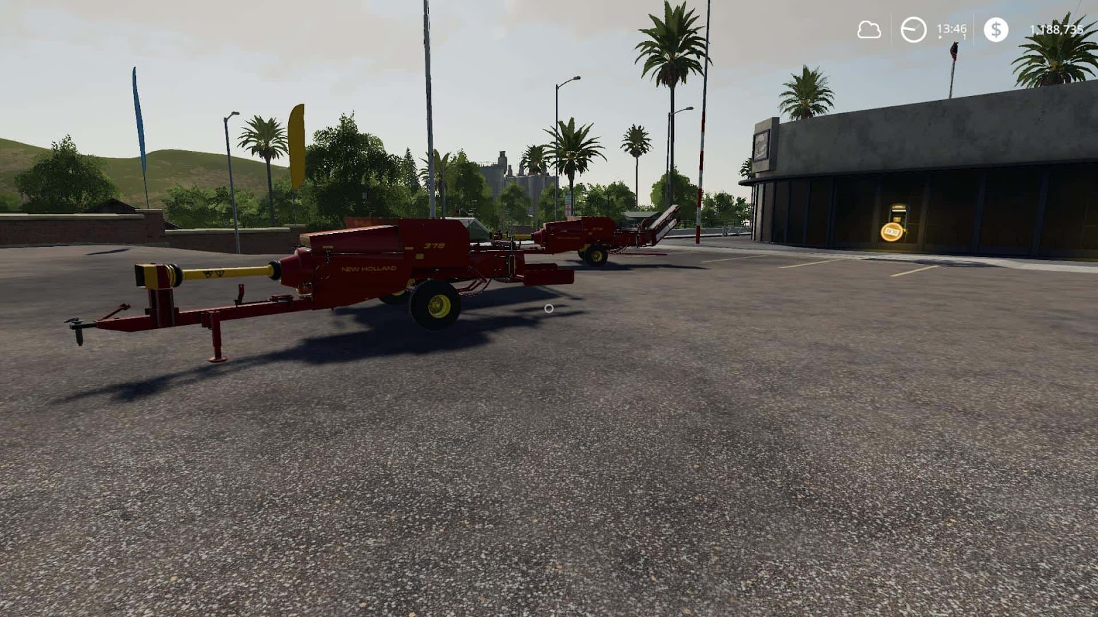 FS19 NH 378 Baler with Options v1.2 - FS 19 & 22 USA Mods Collection
