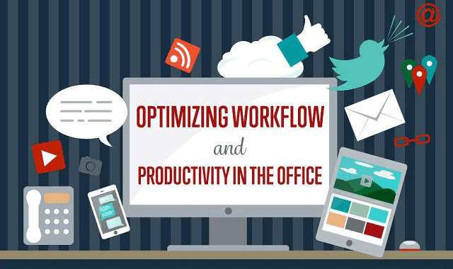 Optimizing Workflow in the Office #Infographic - Visualistan