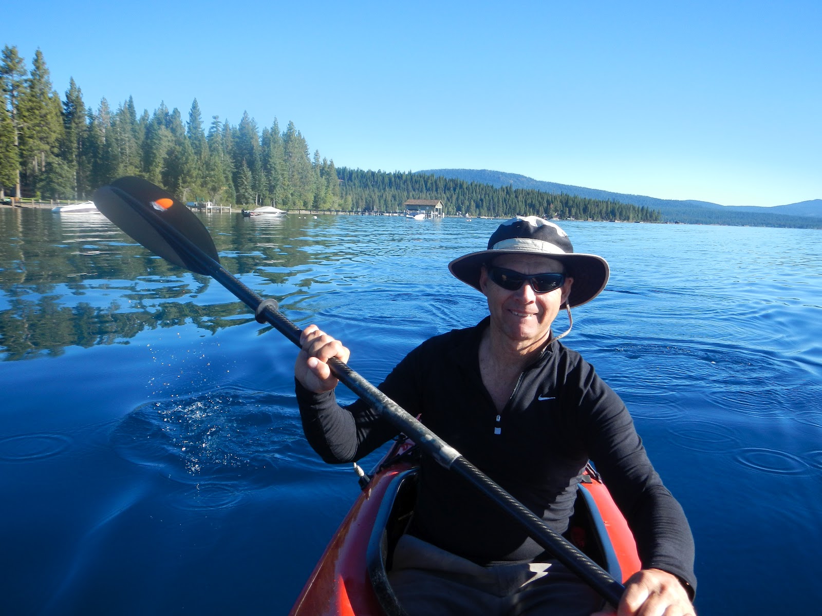 Calli and Calvin Smith: Lake Tahoe Kayak Tour 2012