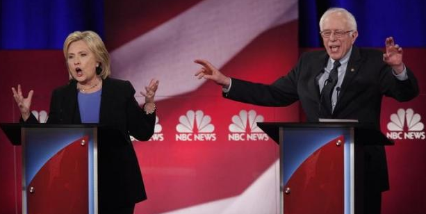 Media Confidential Clinton Sanders Both Claim Progressive Mantle