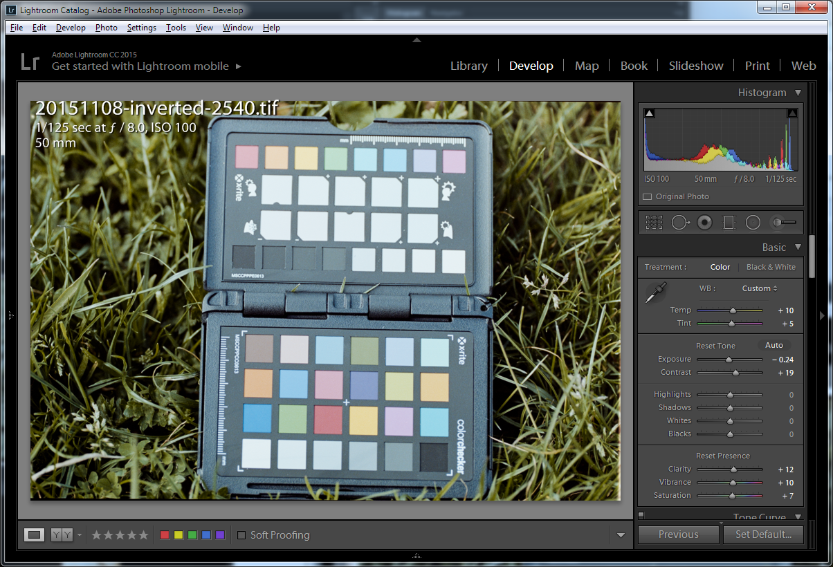 Matt's Photography Tips: Color Negative Film Processing Using Photoshop
