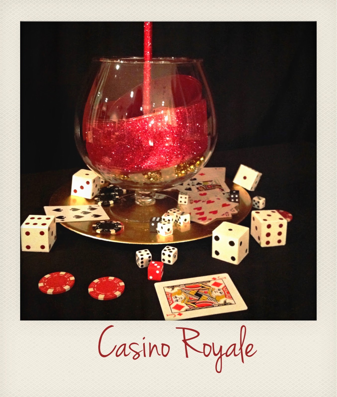 ACRYLIC CREATIONS: James Bond Prom 2014/ Table Centerpieces