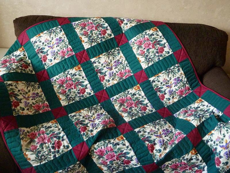 Quilt Kisses: Garden View: A Finished Quilt
