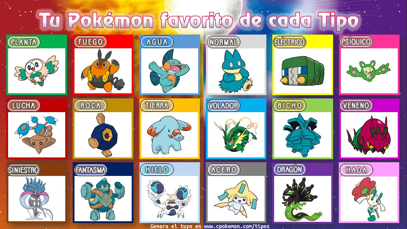 Which is your favourite Pokémon of each Elemental Type? | Bulbagarden