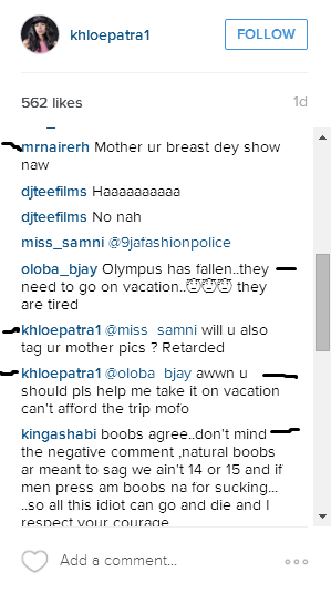 Video vixen, Khloepatra clapbacks at internet trolls who attacked her ...