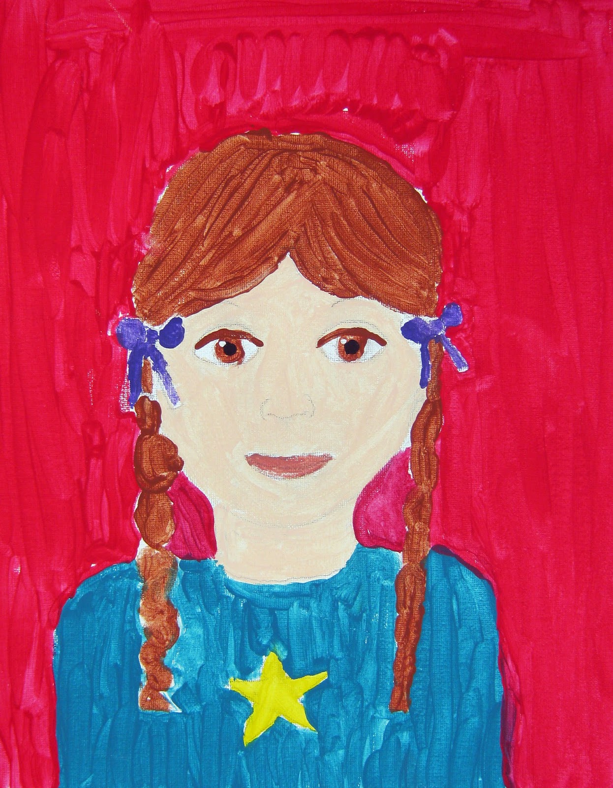 Mrs. Levine's Art Room : THIRD GRADE . . . Painting our portraits